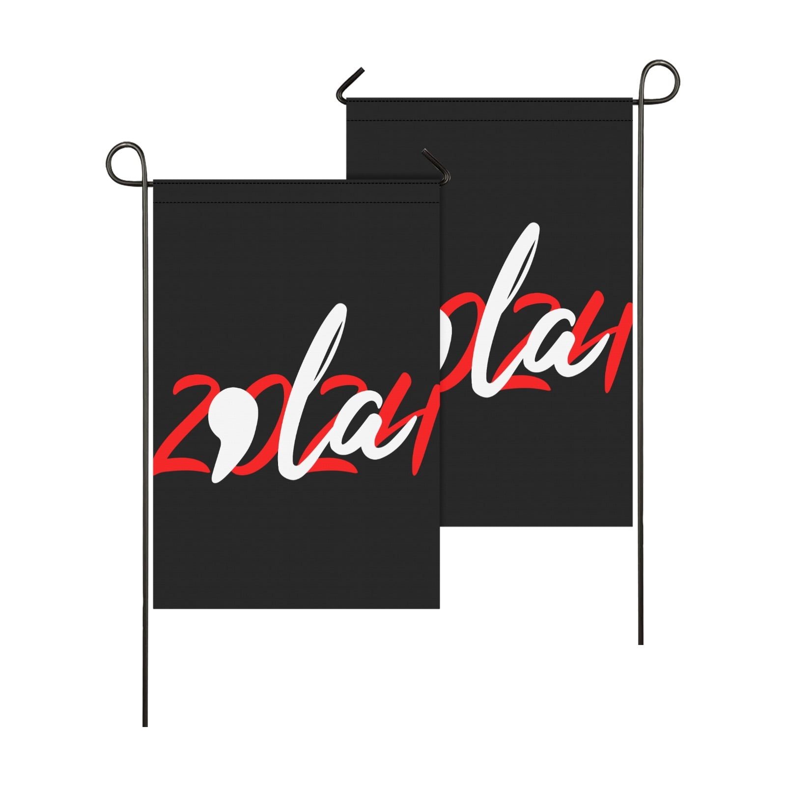 Cat Comma La Kamala Harris Double Sided 12x18 Outside Banner Decor ...