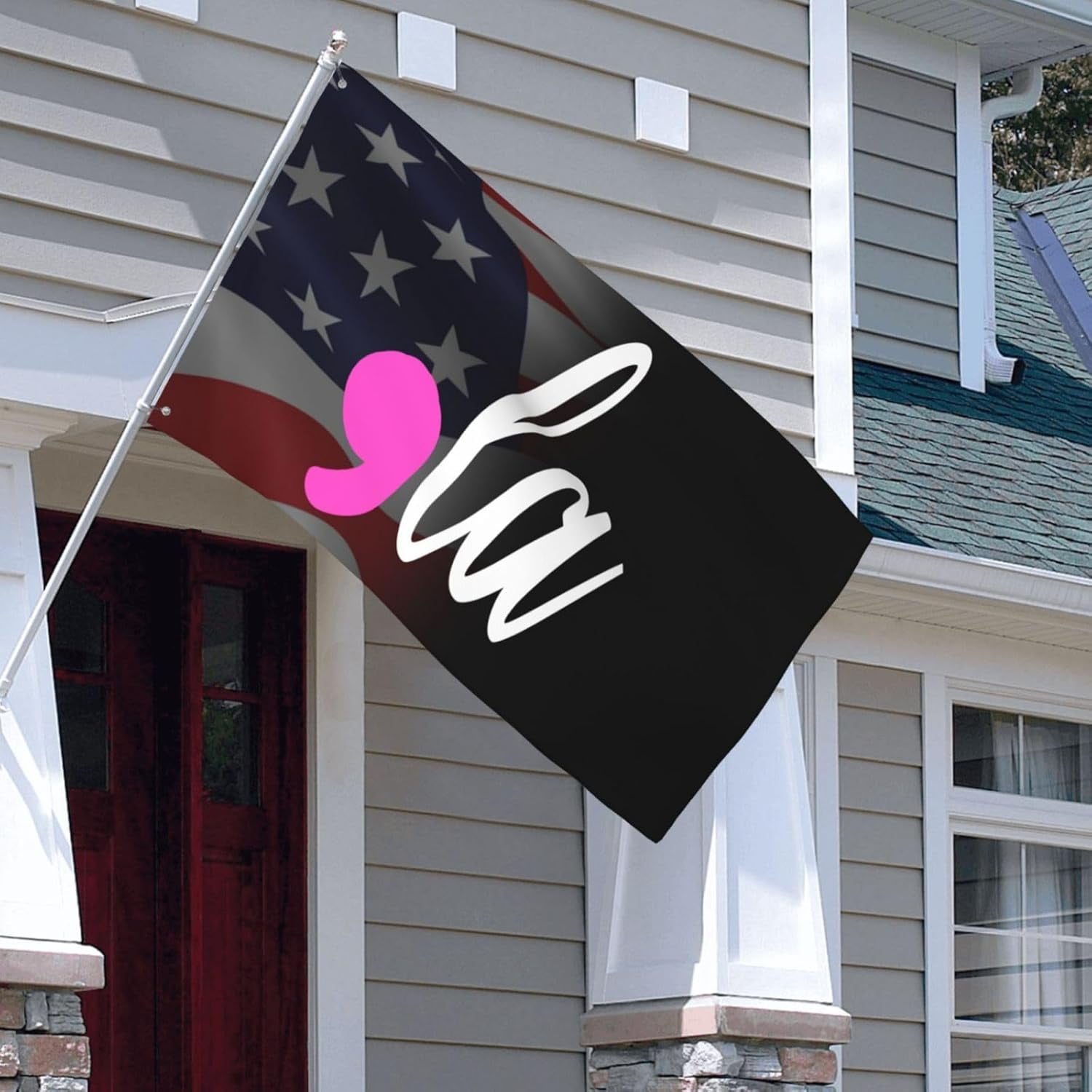 Cat Comma La Kamala Harris Outdoor 3X5 Flag Banner Durable Fade Proof ...