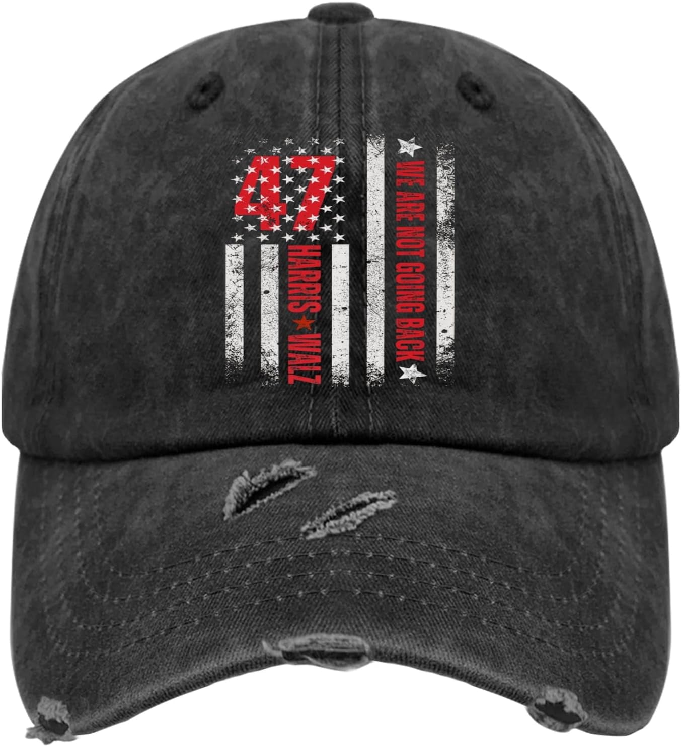 Cat Comma La Kamala Harriss for President 2024 Election Hat for Mens ...