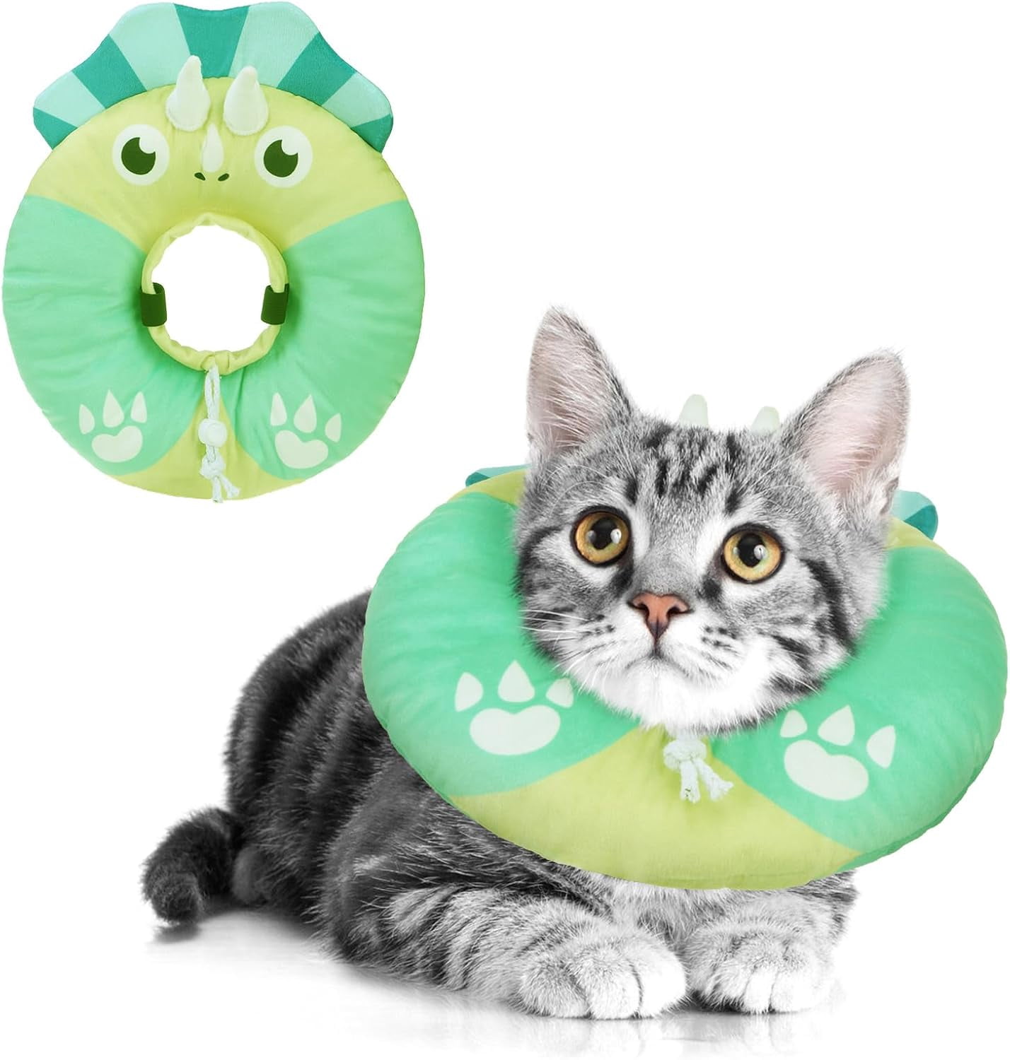 Cat Cone, Adjustable Cat Cone Collar Soft, Cat Recovery E Collars After ...