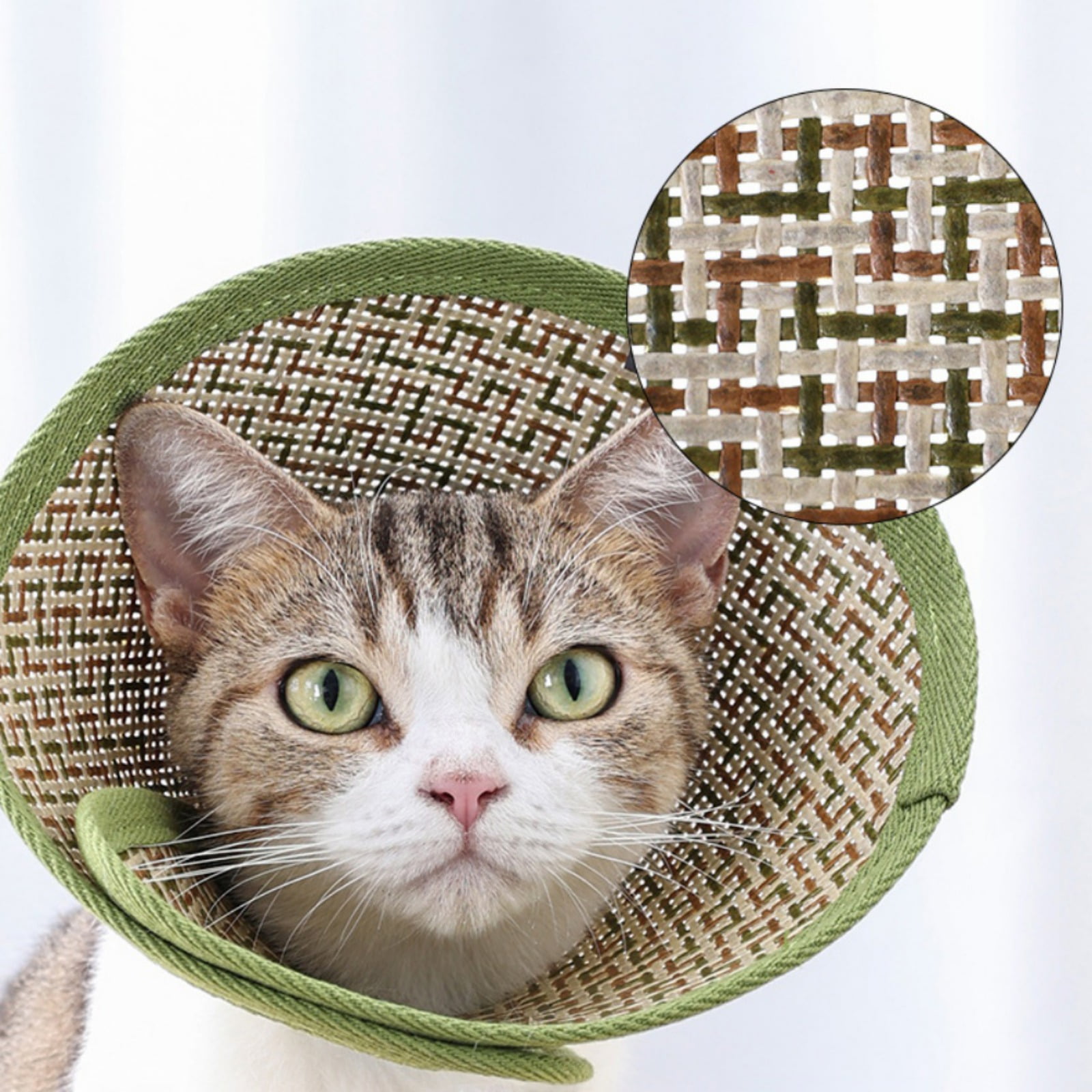 Cat Cone Adjustable Pet Cone Pet Recovery Collar Comfy Pet Cone Collar ...