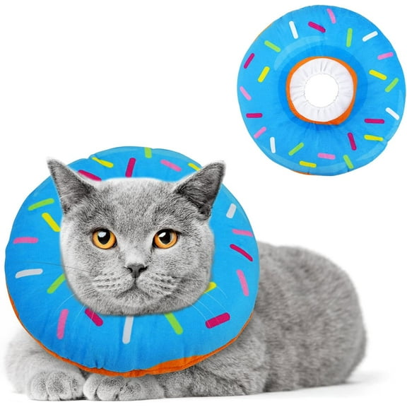 GASTROPOD Cat Recovery Collar, Cute Cat Donut Collar, Soft Cone Collars ...