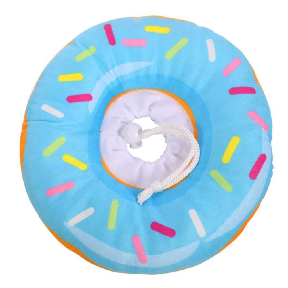 Cat Cone Collar Soft, Adjustable Cute Donut Pet Recovery Collar for ...
