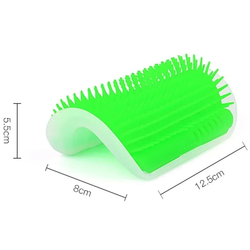 Cat Corner Brush Comb Massager for Cat Arch Plastic Scratcher Remove ...