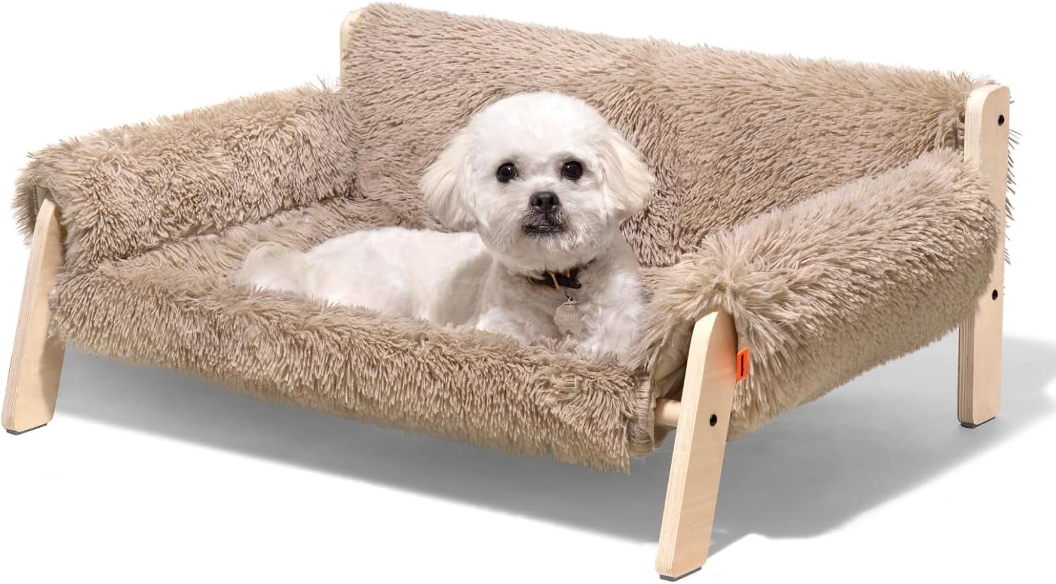 Cat Couch Bed, Pet Sofa for Indoor Cats Wooden Indoor Elevated Cat Beds ...