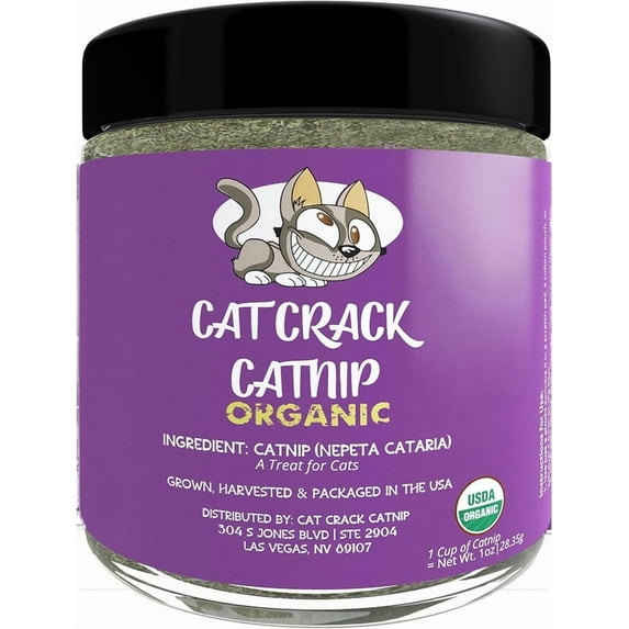 Cat Crack Organic Catnip, 100% Natural Cat Nips Organic Blend That ...