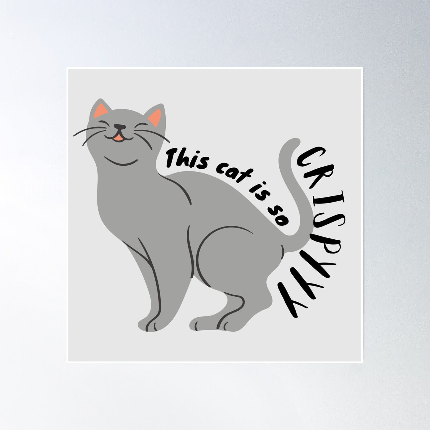 This Cat Is So Crispyyy! - Funny Vet Med Meme, Funny Veterinary Sticker ...