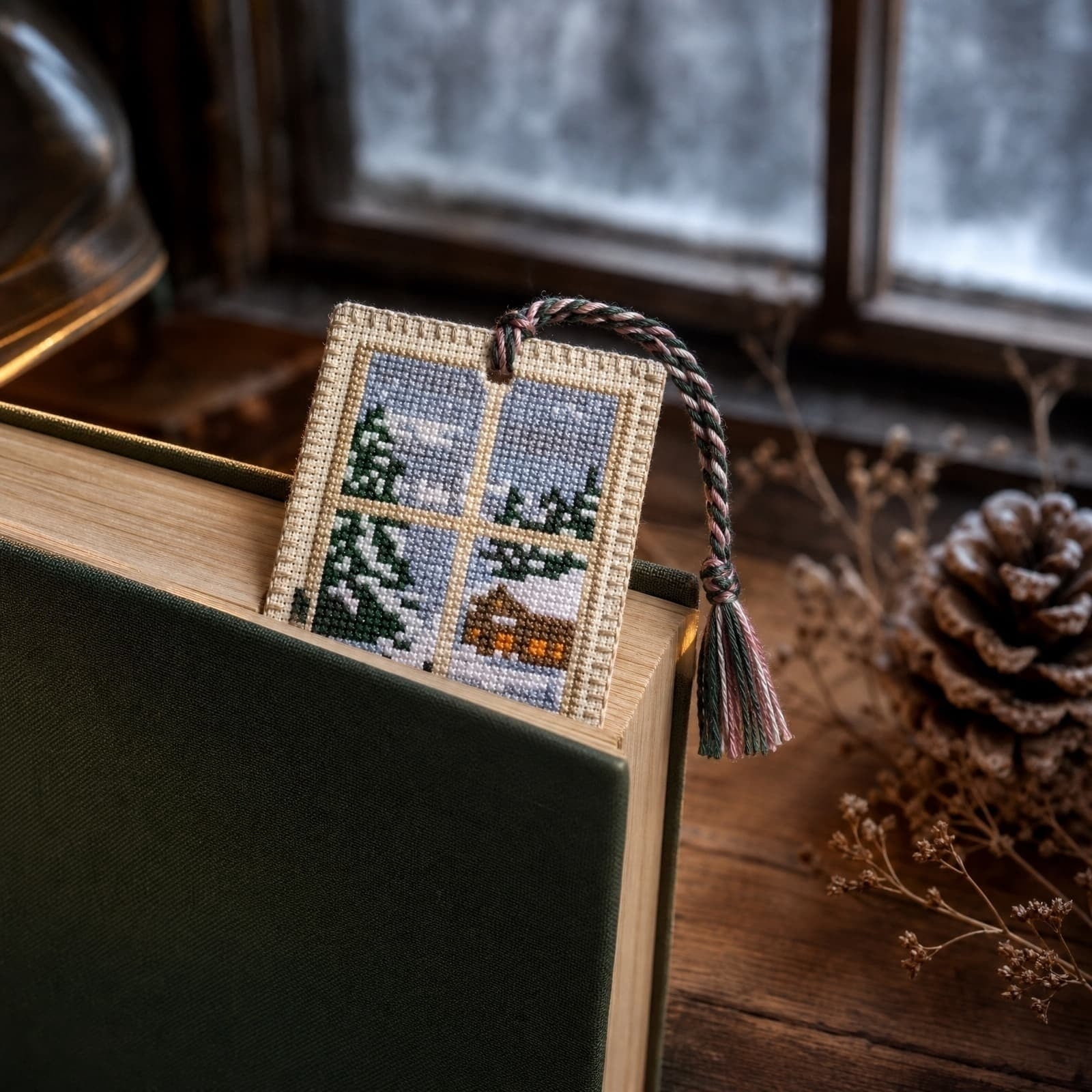 Cat Cross Stitch Bookmark Kit for Beginners 4 Seasons Design, DIY ...