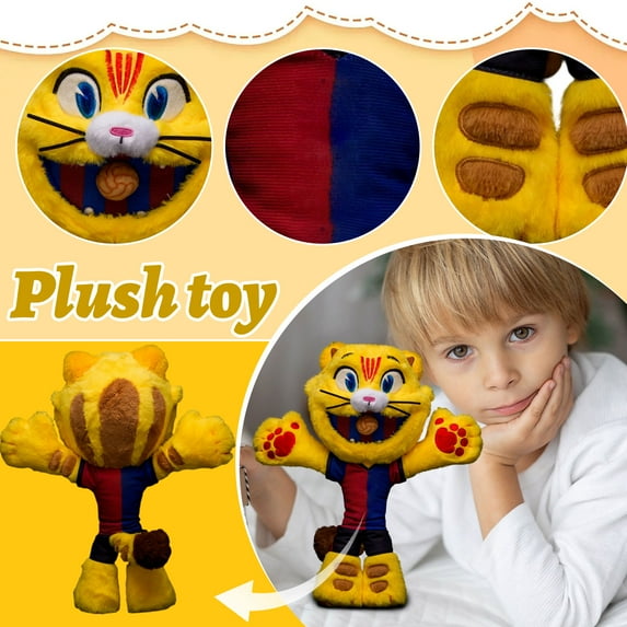 Cat Culer Plush - Football Mascot Plush 13.78in Stuffed Animals Doll ...