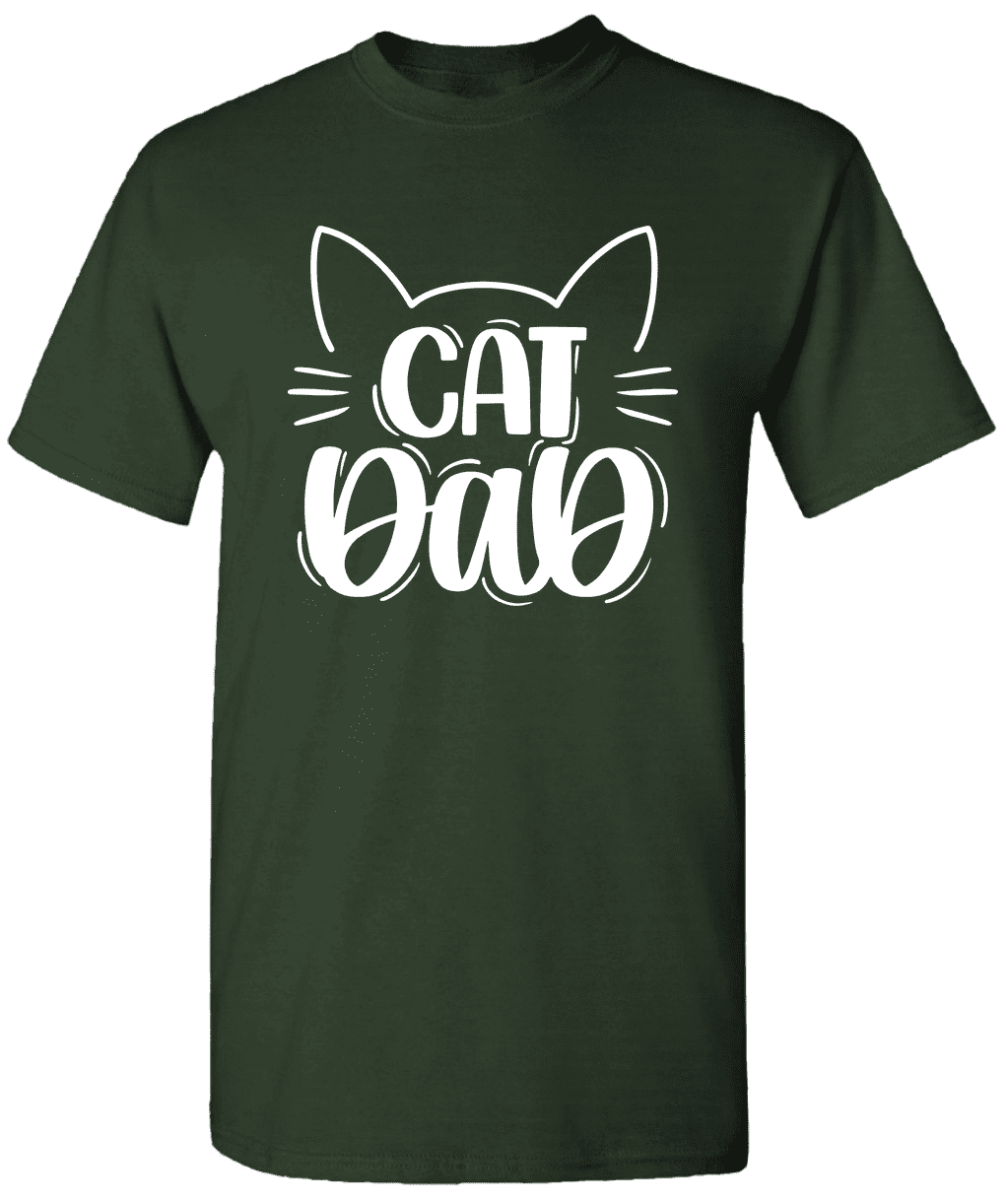 Cat Dad Christmas Cat T Shirts Custom Cat Shirts Cat T Shirt Black Cat ...