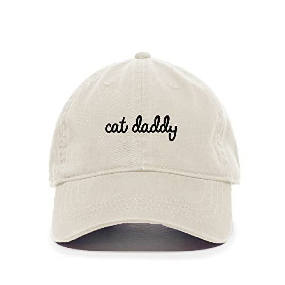 Cat Daddy Baseball Cap Embroidered Cotton Adjustable Dad Hat - Walmart.com