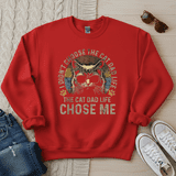Cat Daddy Life Chose Me Funny Feline Father Humor Cute Pet Lover ...