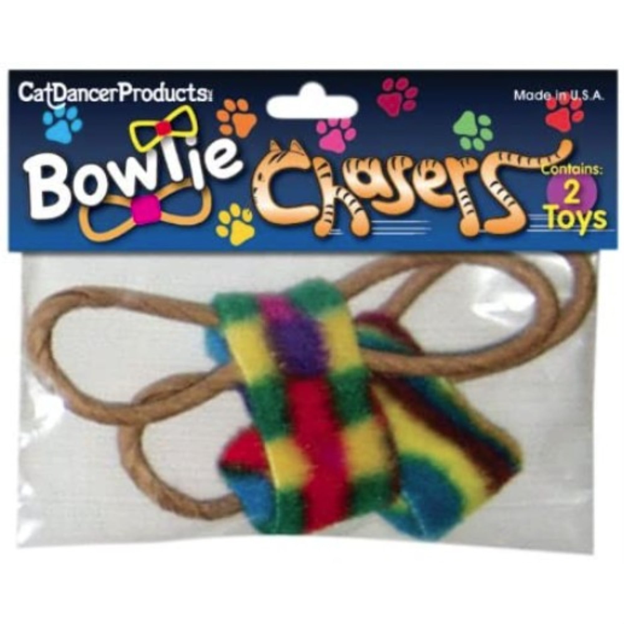 Cat Dancer Bowtie Chasers Cat Toy - Walmart.com