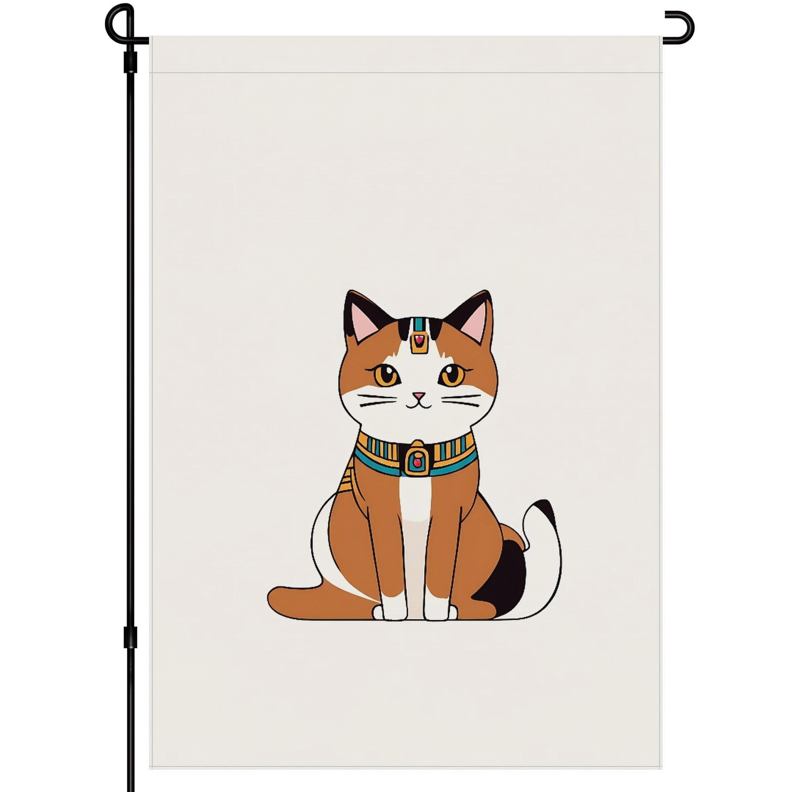 Cat Decoration Kitten Versatile Outdoor Garden Flag, Cute Cat Fluffy ...