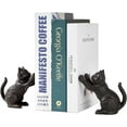 Cat Decorative Bookends, Cute Book Ends to Hold Books, Bookends for ...