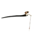 Cat Design Hair Stick – Long Wooden Hairpin for Thick Hair, Versatile ...