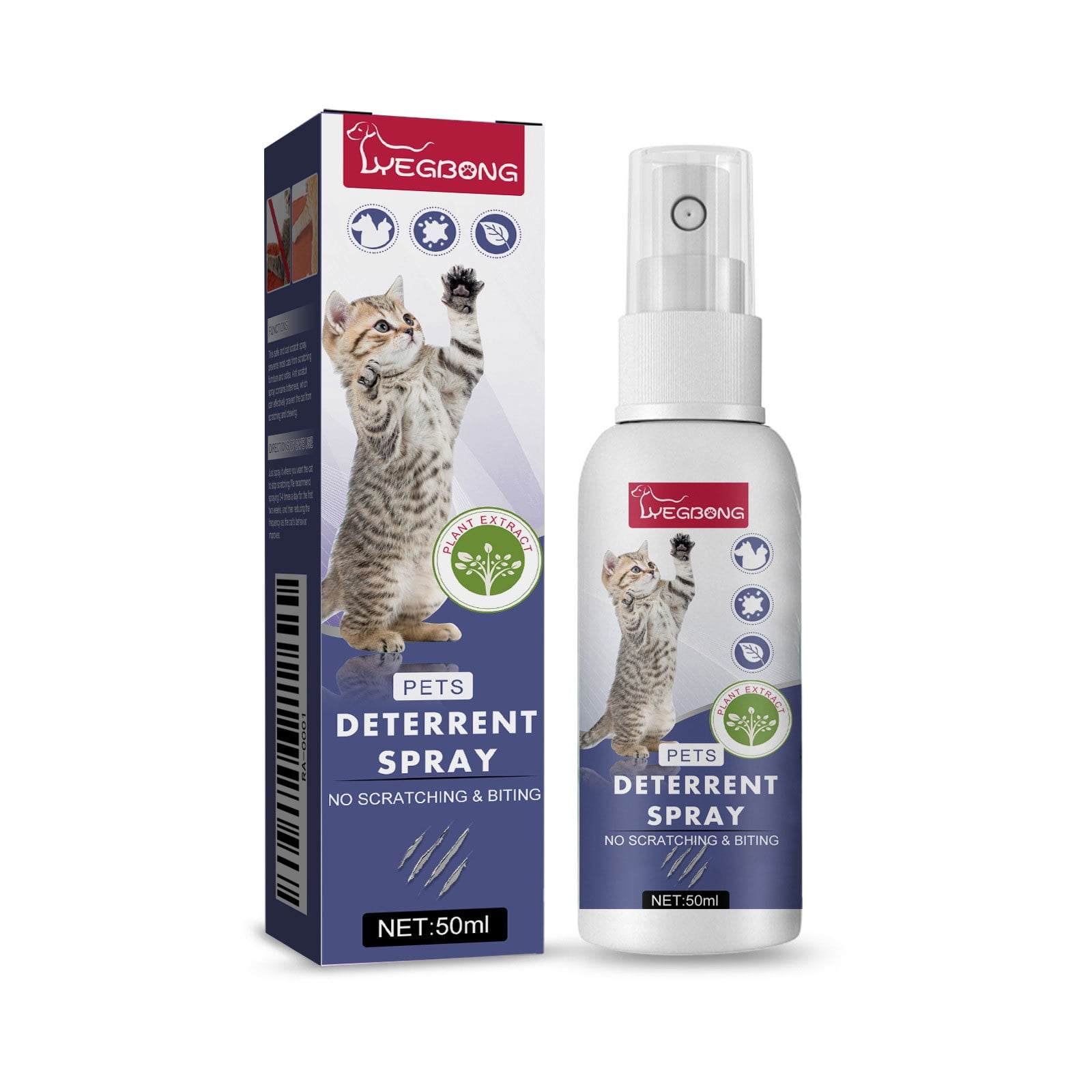 Cat Deterrent Spray,Cat Spray for Furniture,Bitter Spray for Cats,Pet ...