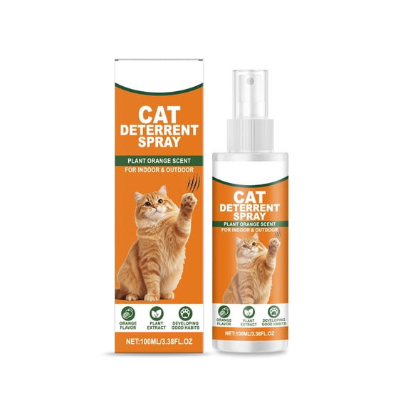 Cat Deterrent Spray - for Indoor & Outdoor, Cat Scratch Deterrent for ...