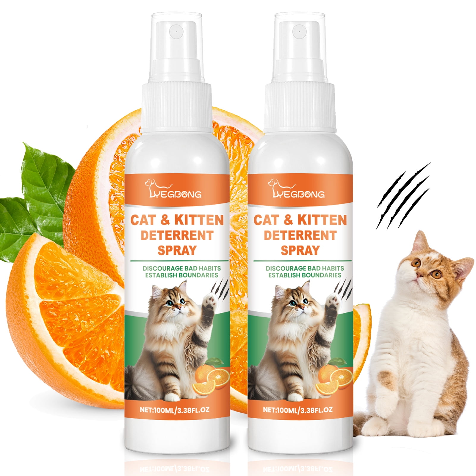 Cat Deterrent Sprays,100ML Natural Cat Repellent Spray, Anti Scratch ...