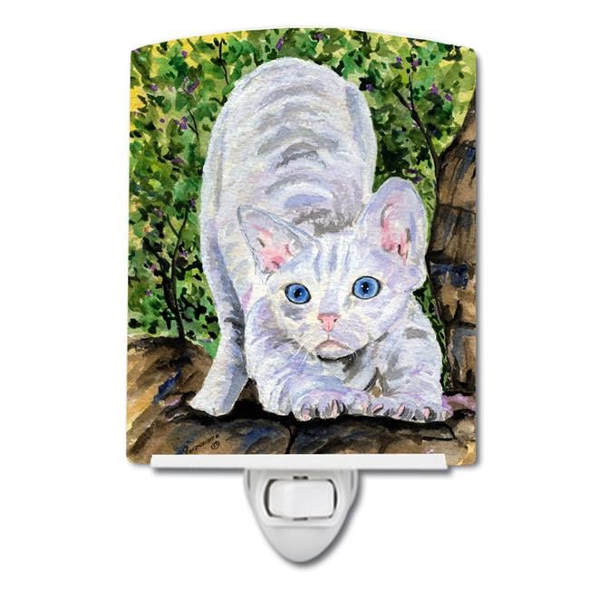 Cat - Devon Rex Ceramic Night Light - Walmart.com