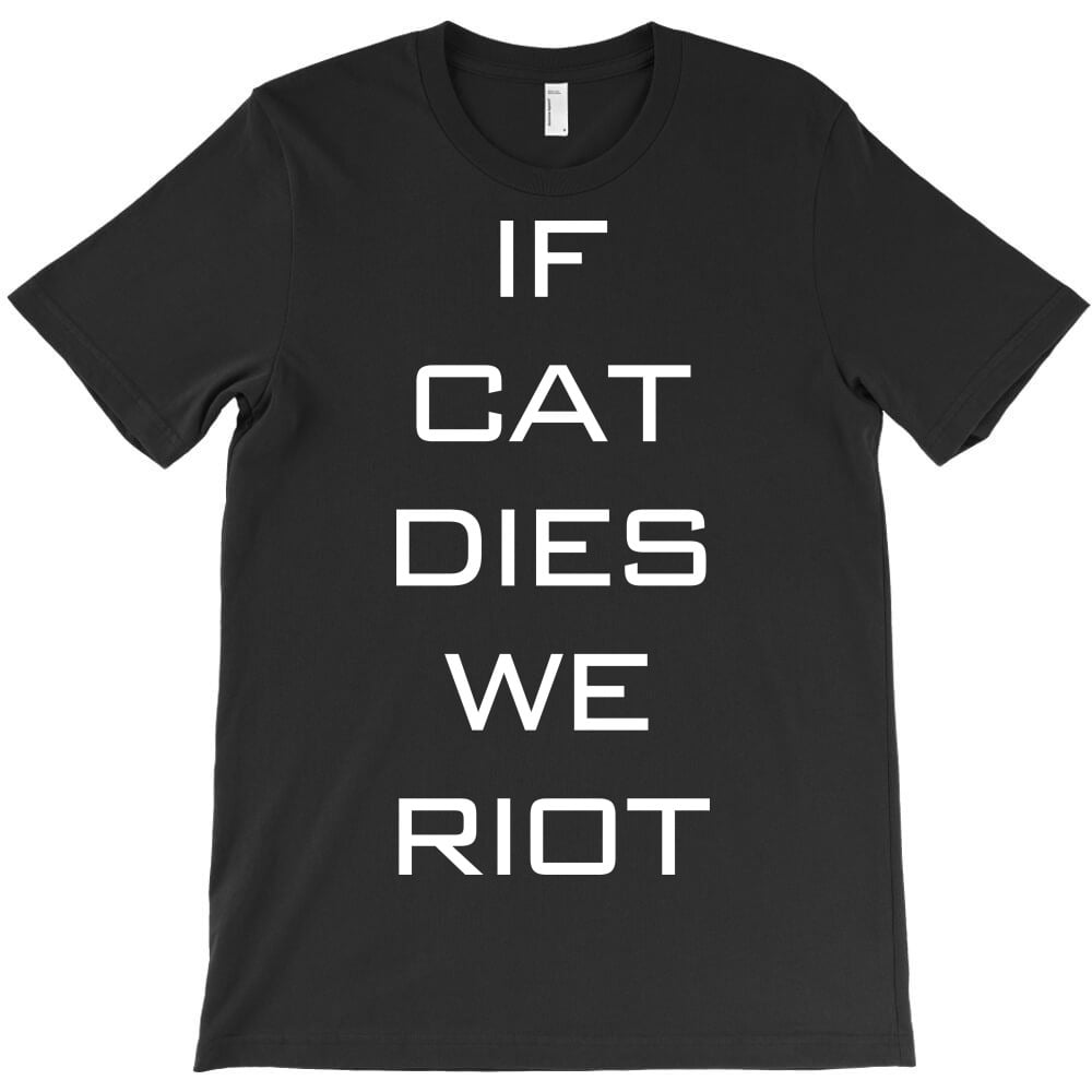 Cat Dies Funny Schrodinger's Cat Quantum Physics Parody H36252 T-Shirt ...