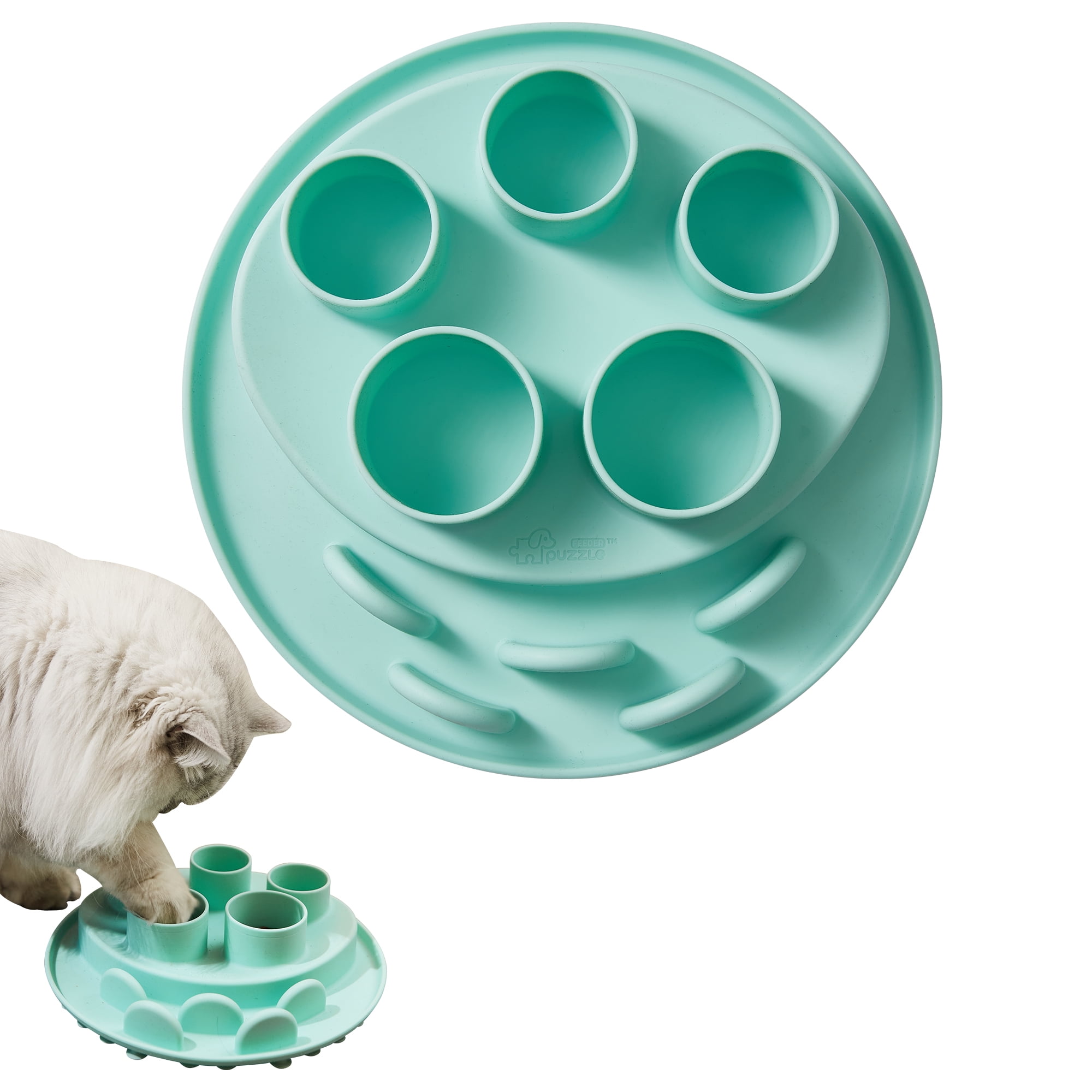 Cat Digger Mat, Slow Feeder for Healthy Eating, Interactive Puzzle ...