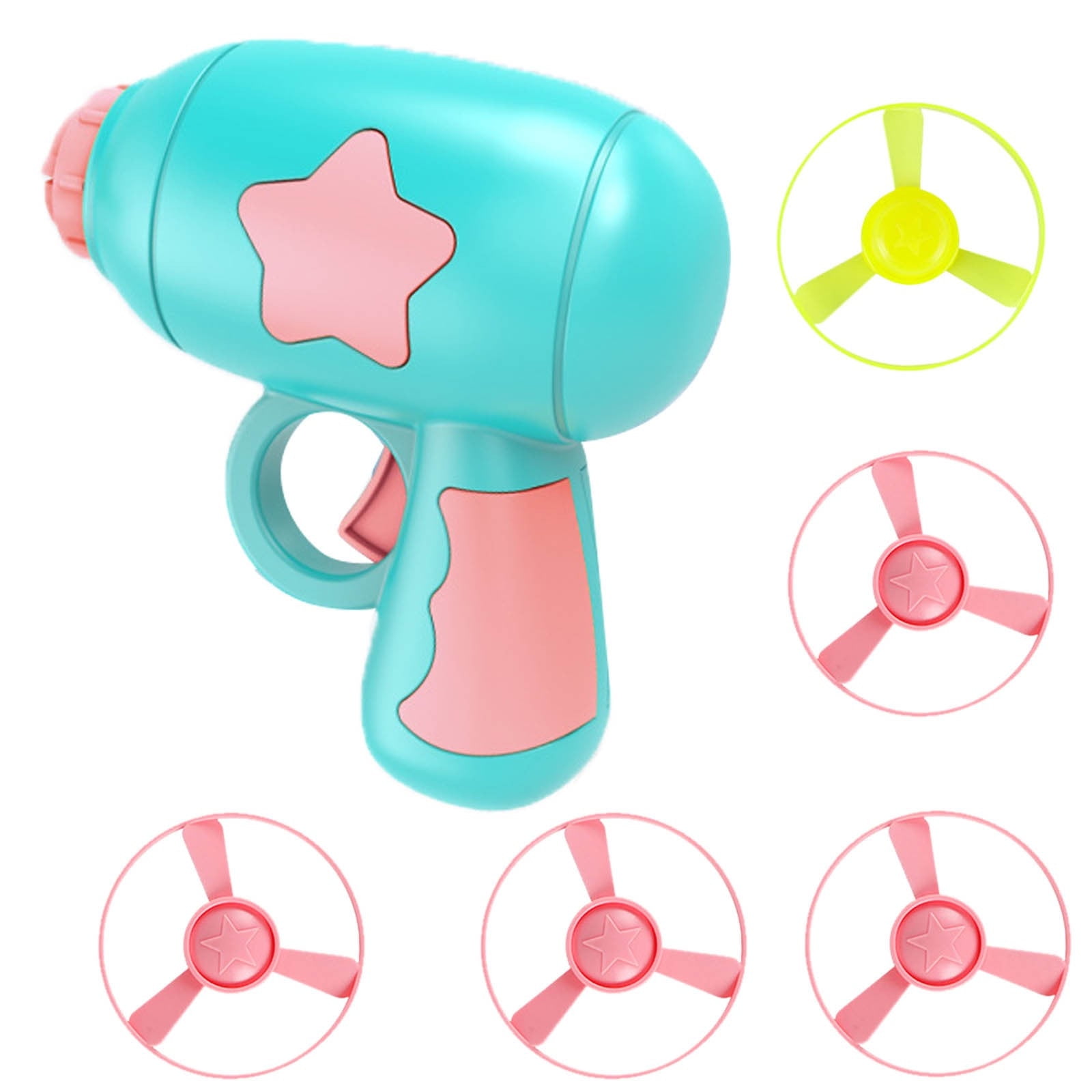 Cat Disc Thrower Toy Set, Interactive Flying Disk Launcher for Indoor ...