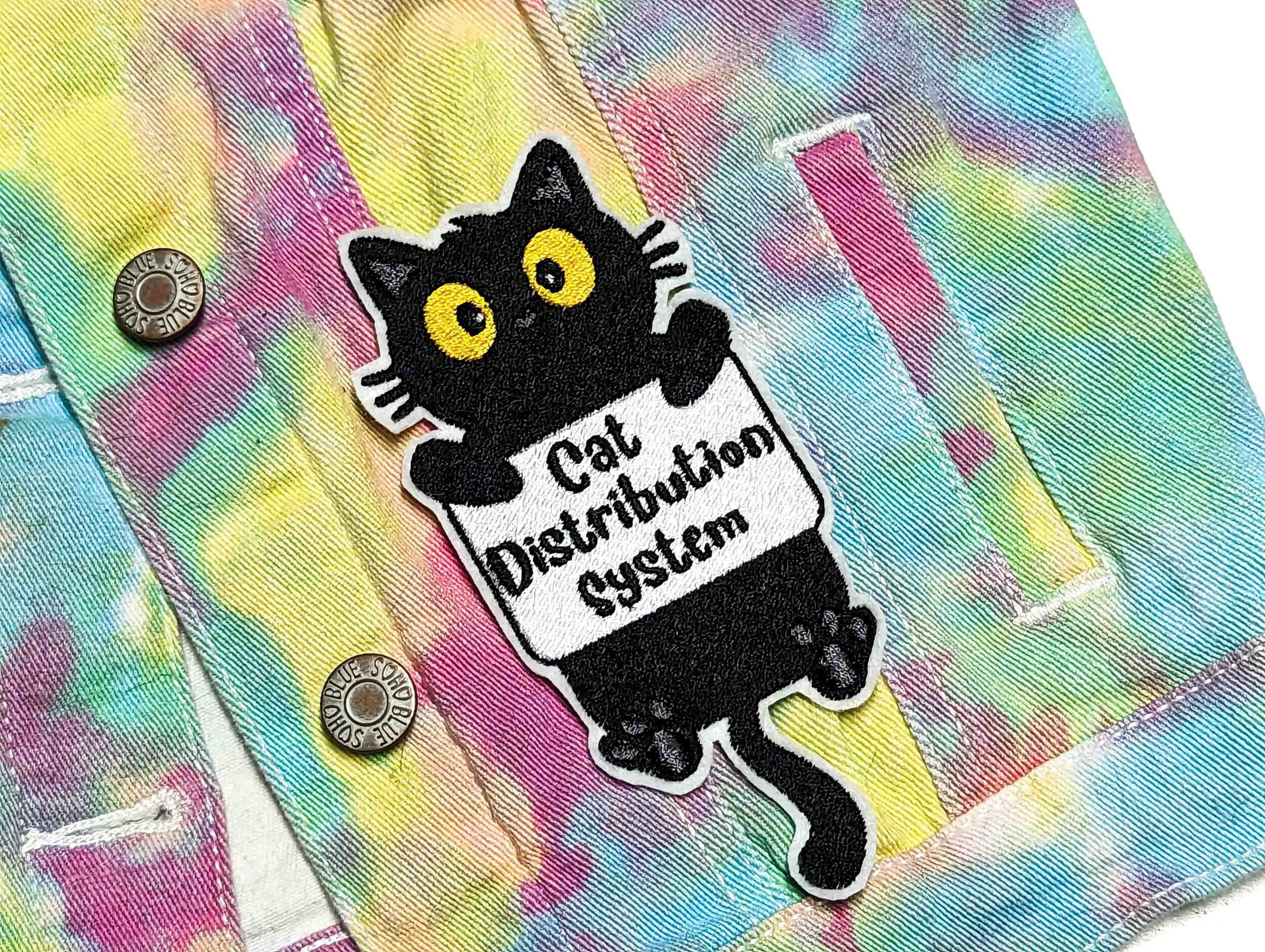 Cat Distribution System Embroidered Iron On Patch - Walmart.com