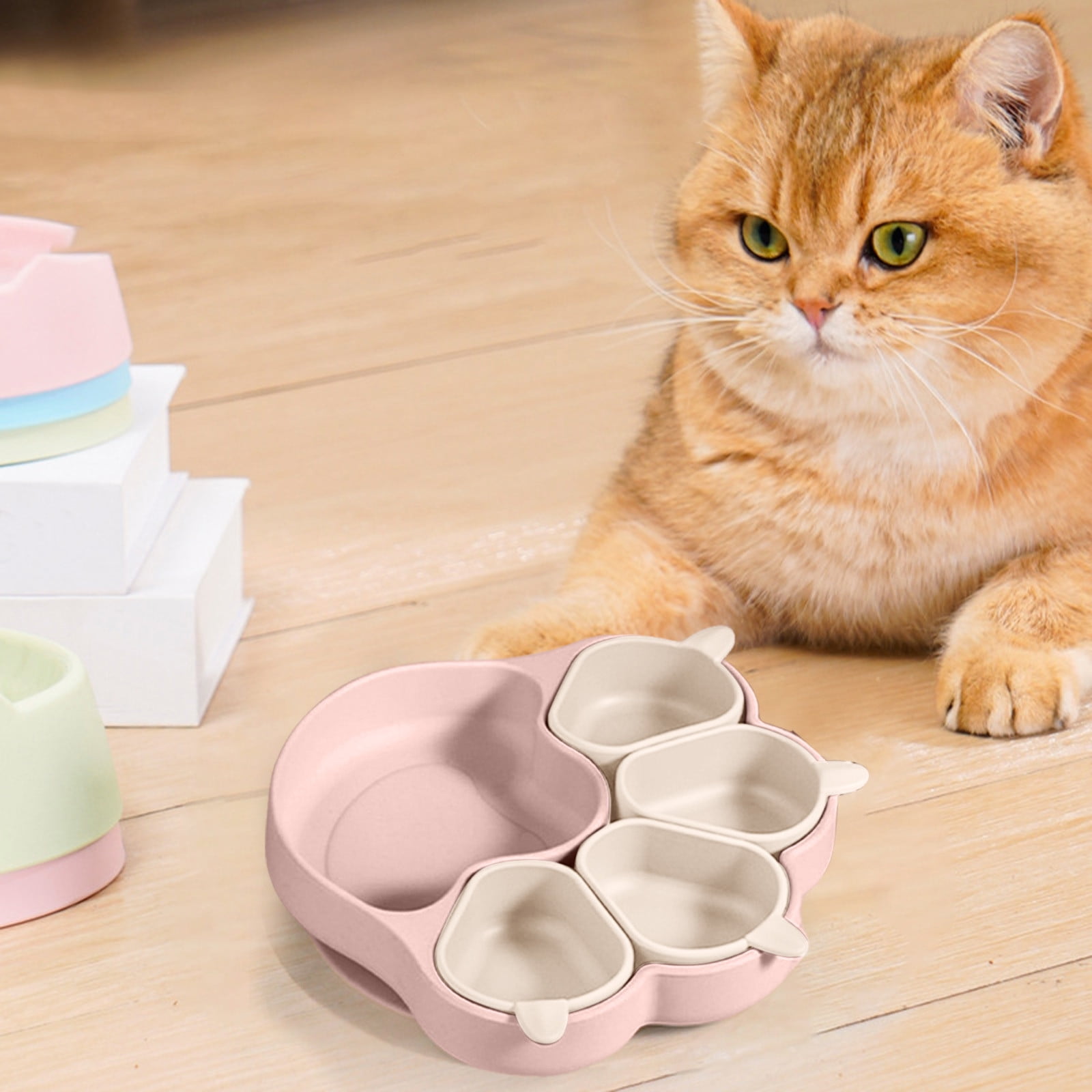 Cat & Dog Bowl Set – Multifunctional Silicone Children’s and Pet Bowl ...