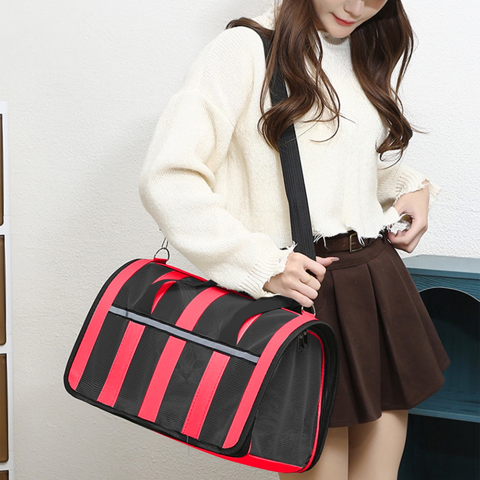 Cat Dog Carriers Soft-Sided, Pet Travel Carrier for Small Cats Dogs ...