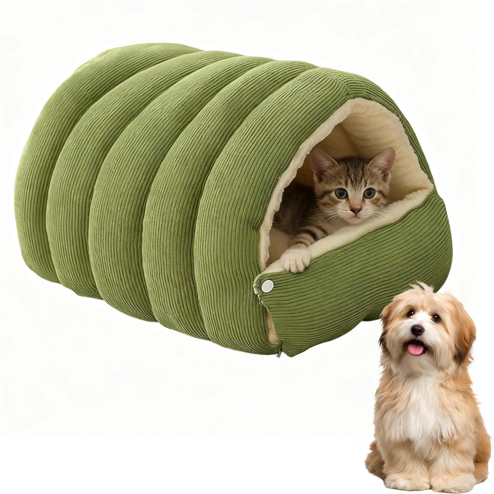 Cat Dog Cave Bed, 2026 New Winter Cave for Cat and Small Dog, Warm ...
