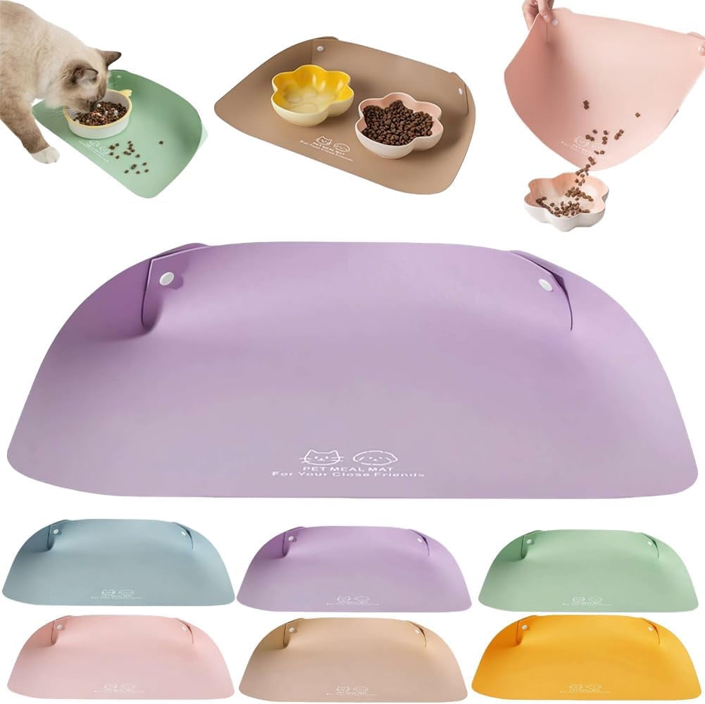 Cat Dog Food Mat - Dog Food Mats for Floors,2027 New Pet Mats for Food ...