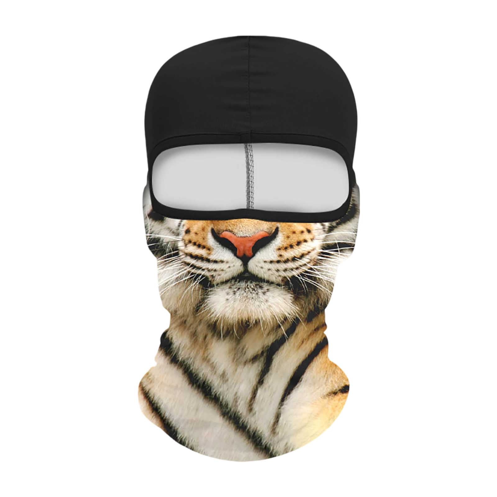 Cat Dog Halloween Face Cute Animal Ski Hood for Hiking Riding Sports ...