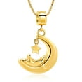 Cat Dog Pet Ash Urn Necklace for Ashes Moon & Star Cremation Necklace ...
