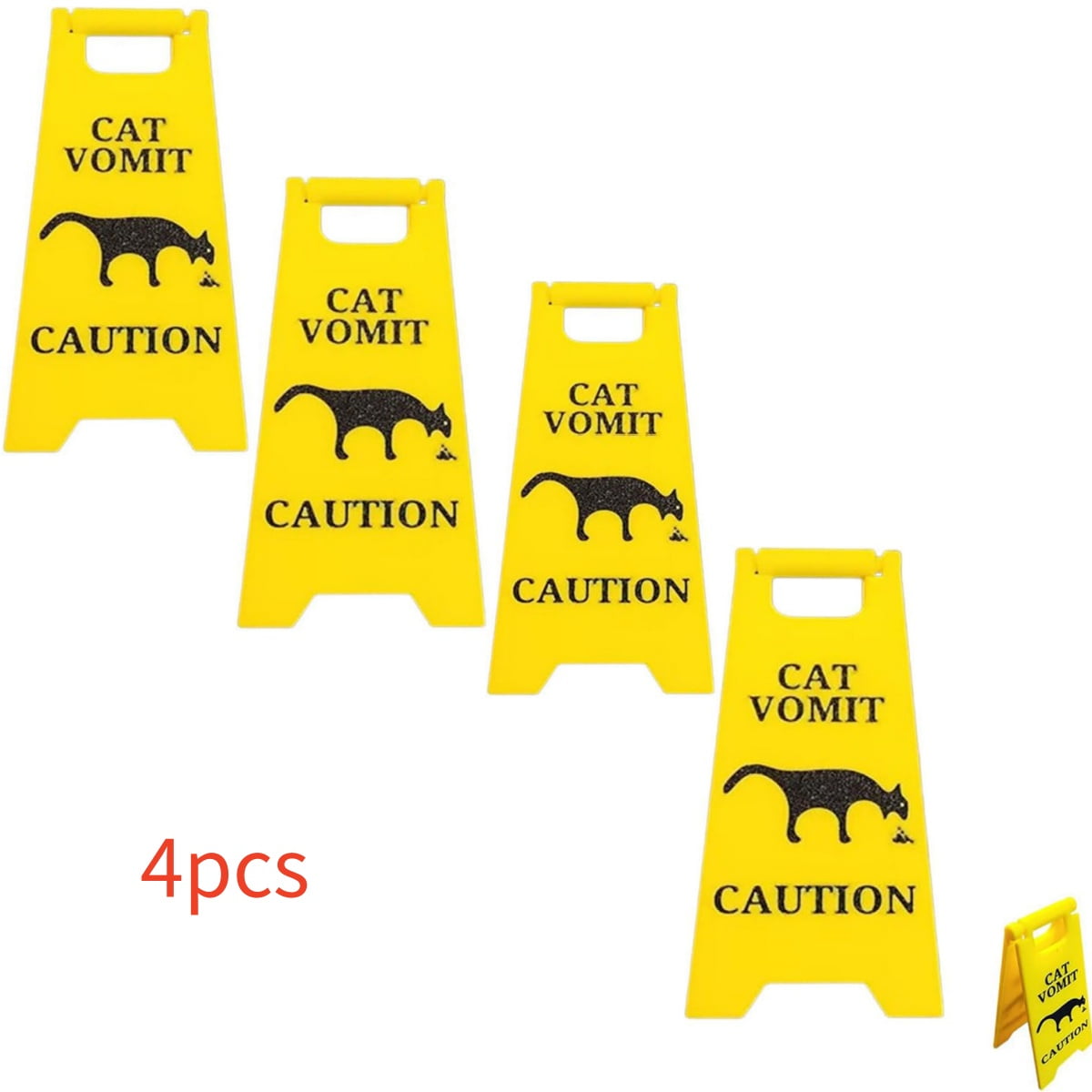 Cat/Dog Vomit Sign, Funny Cat Signs, Yard Warning Sign, Cat Signs for ...