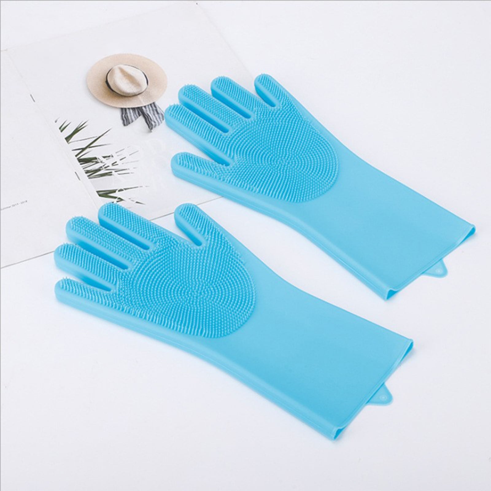 Cat and Dog Washing Gloves, Pet Grooming Gloves, High Density Teeth Dog ...