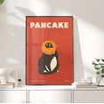 Cat Doing Things Black Pancake Face Kitchen Retro Humorous, Unframed ...