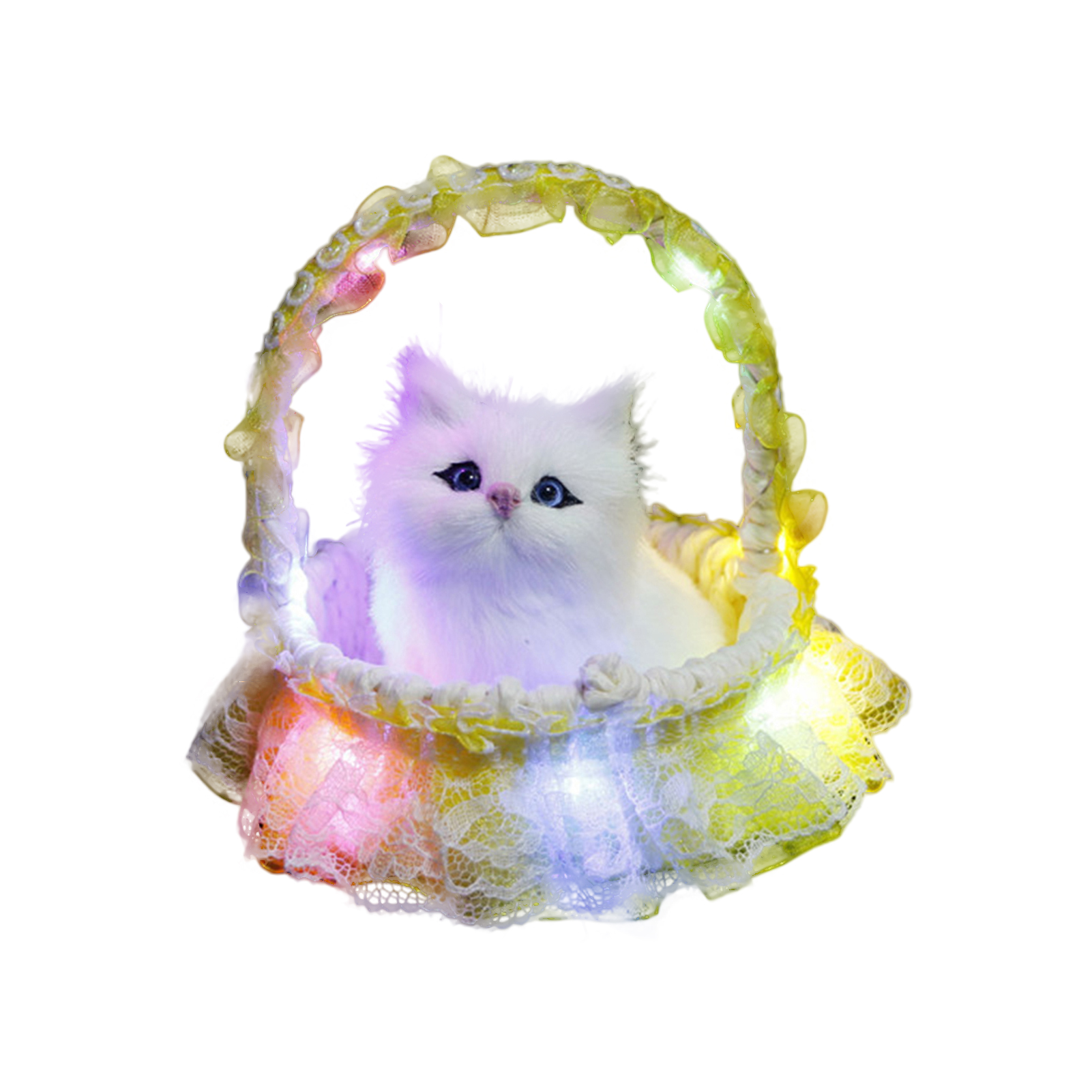 Cat Doll Sound Effect - Lovely Luminescent - Fine Workmanship - Eye ...