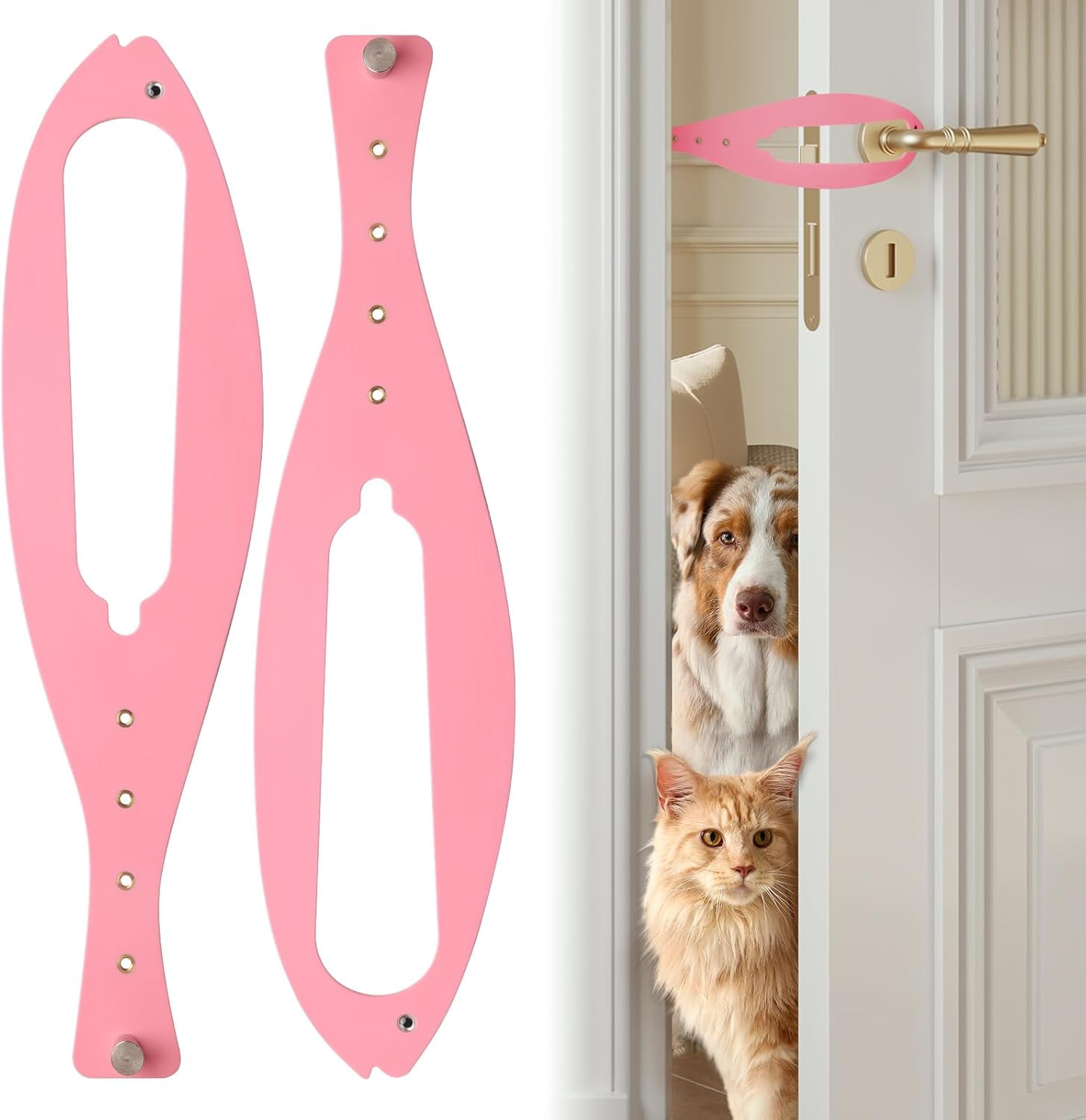 Cat Door Latch, 2 Pcs Cat Door Stopper Pet Door Latch to Keep Dog Out ...