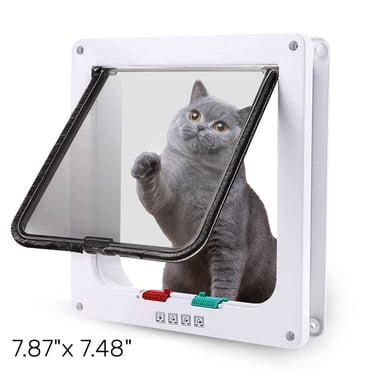 Petleso Magnetic Pet Screen Door with Lockable Doggie Flap for Sliding ...