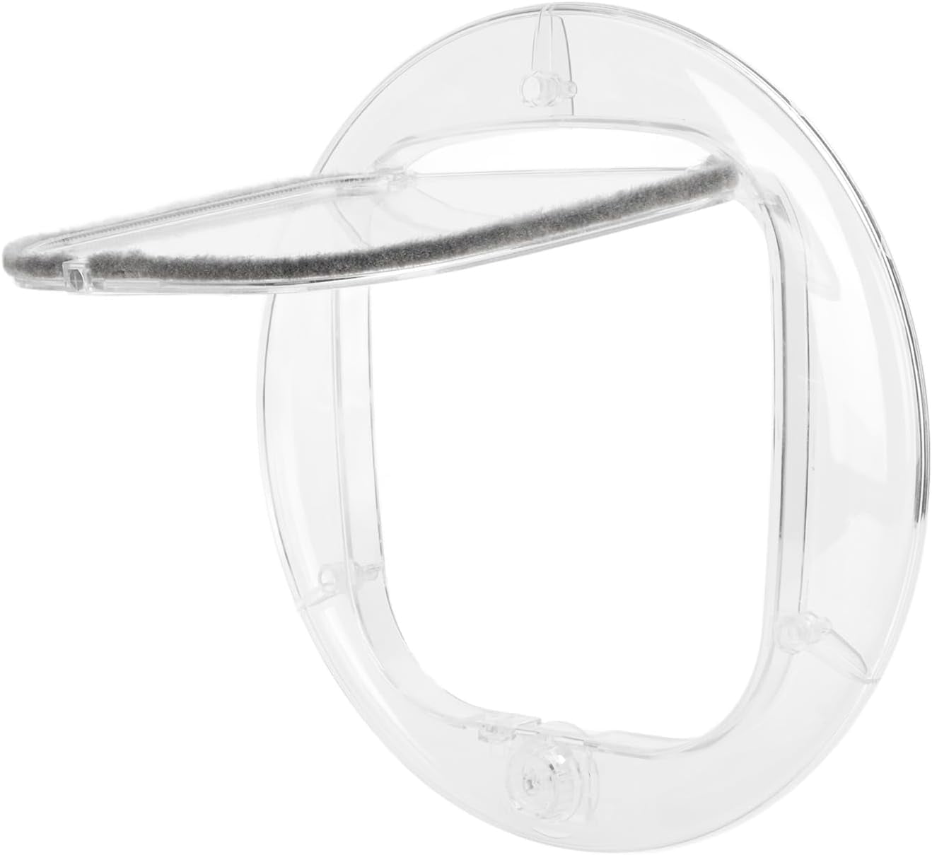 Cat Door for Interior Exterior Doors Transparent 4 Way Locks Silent ...