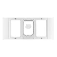 Cat Door for Window, 31-36" Adjustable, 4 Lock Modes, Aluminum Frame ...