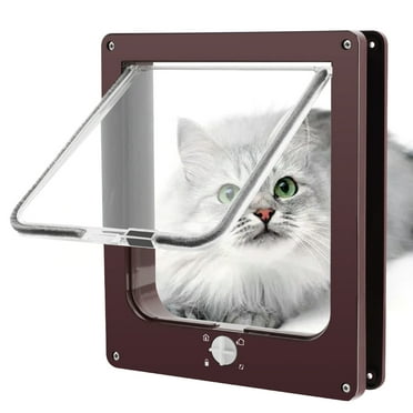 Cat Door for Interior Doors,Cat Puppy Door with Lockable Safe Magnetic ...