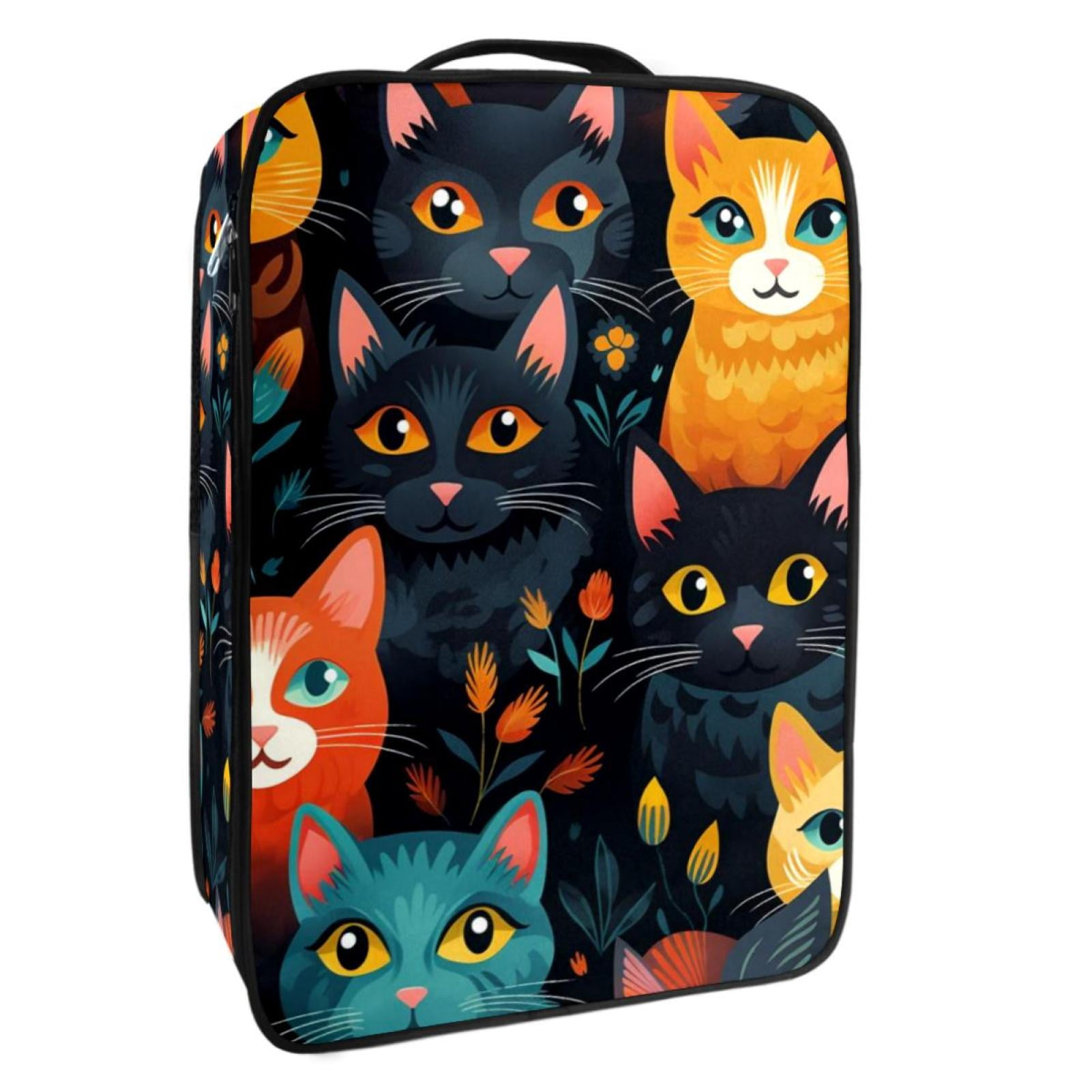 Cat Durable Polyester Shoe Containers - 23x31cm/9x12in Shoe Boxes for ...