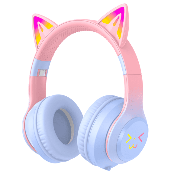 CFHADD-Kids Headphones Bluetooth 5.3 Wireless Lightweight Fast Charging ...