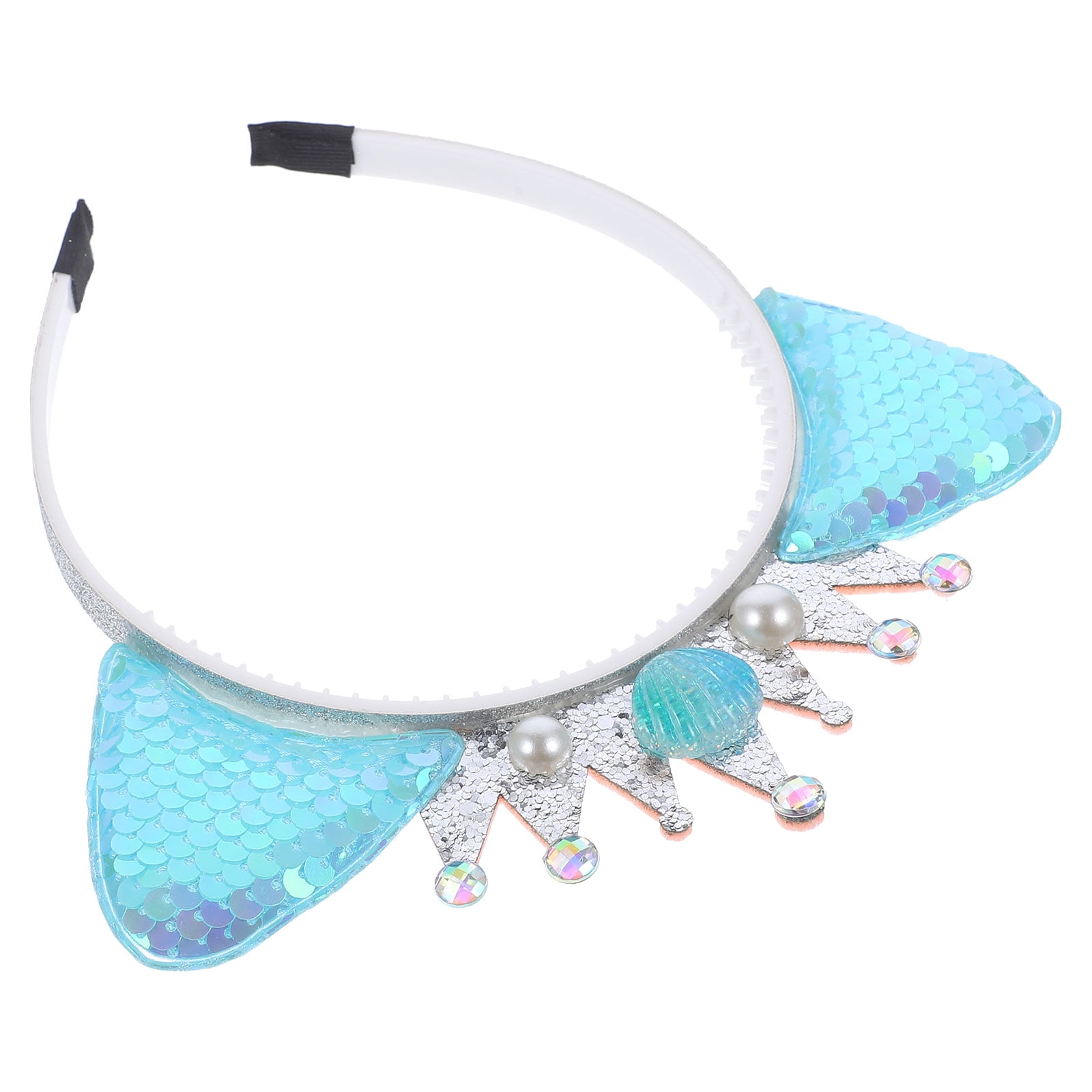 Cat Ear Sequin Crown Headbands For Girls Lovely Headphones Party