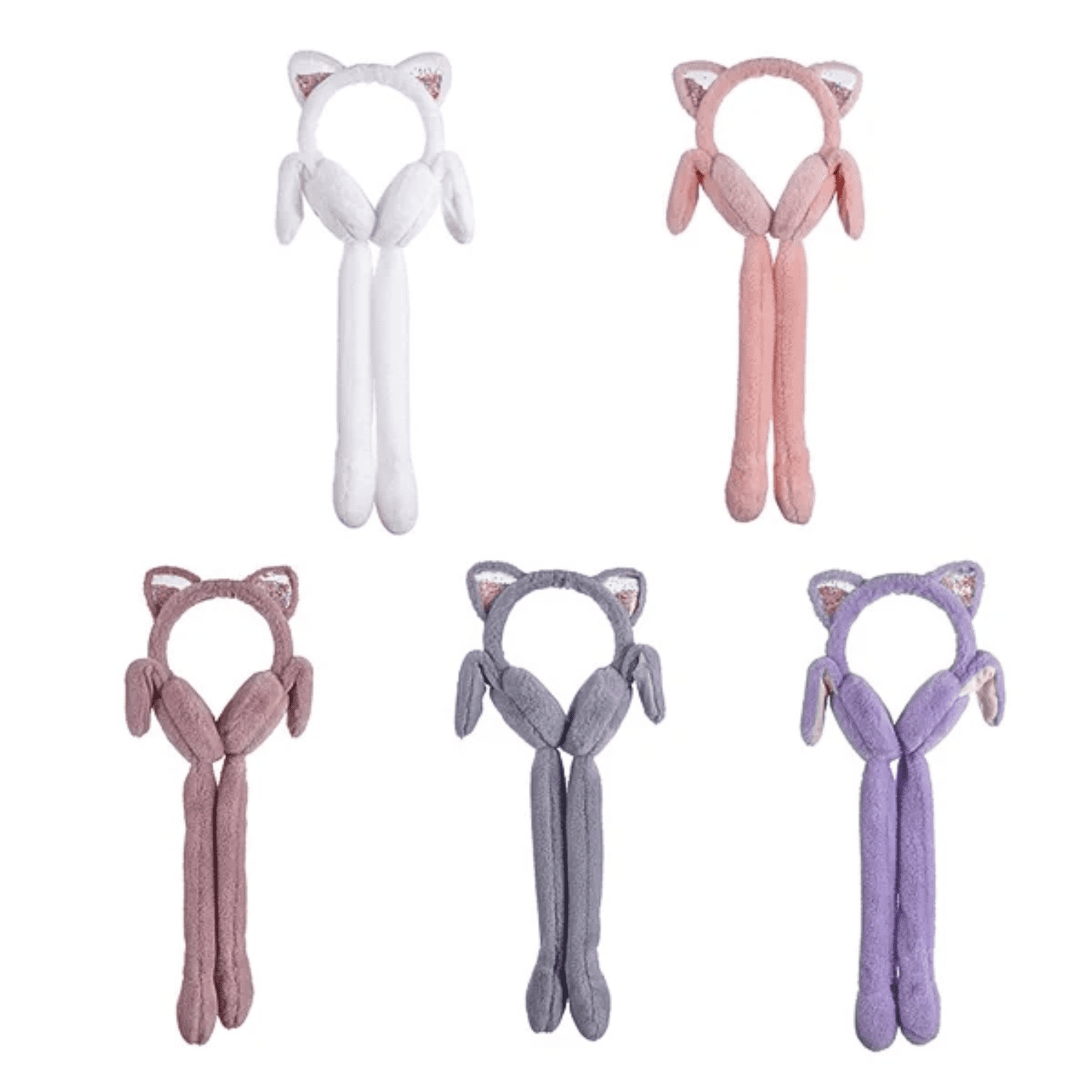 Cat Ear Series Airbag Ear Caps - Plush Kitty Earmuffs for Kids ...