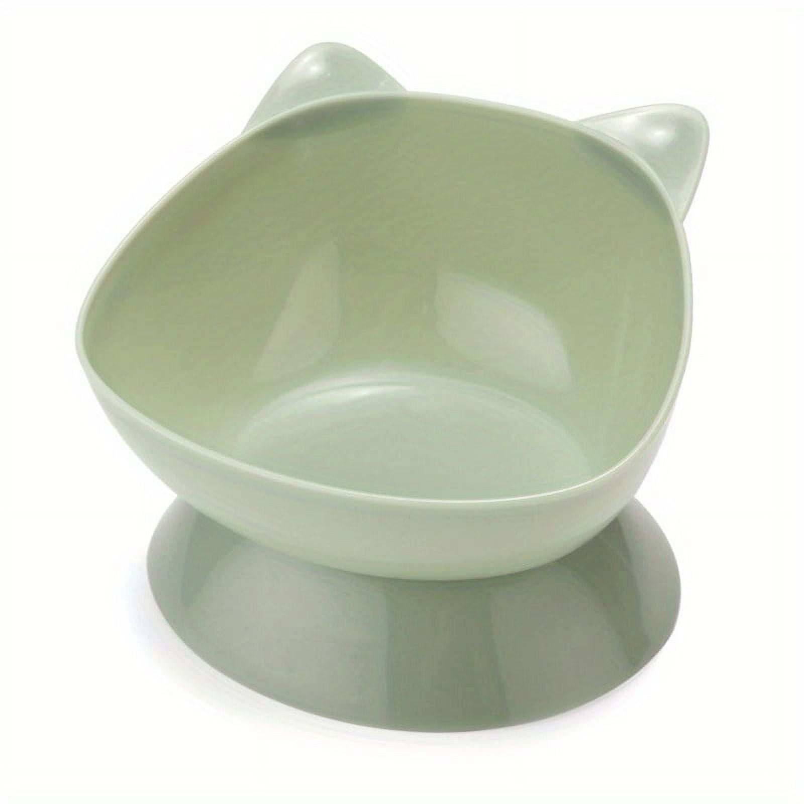 Cat Ear Shaped Raised Pet Inclined Food Bowl Cat And Dog Dishes Bowl ...