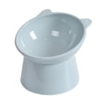 Elevated Cat Bowl, 45° Tilted Raised Dish Pet Feeding Bowl for Cats and ...