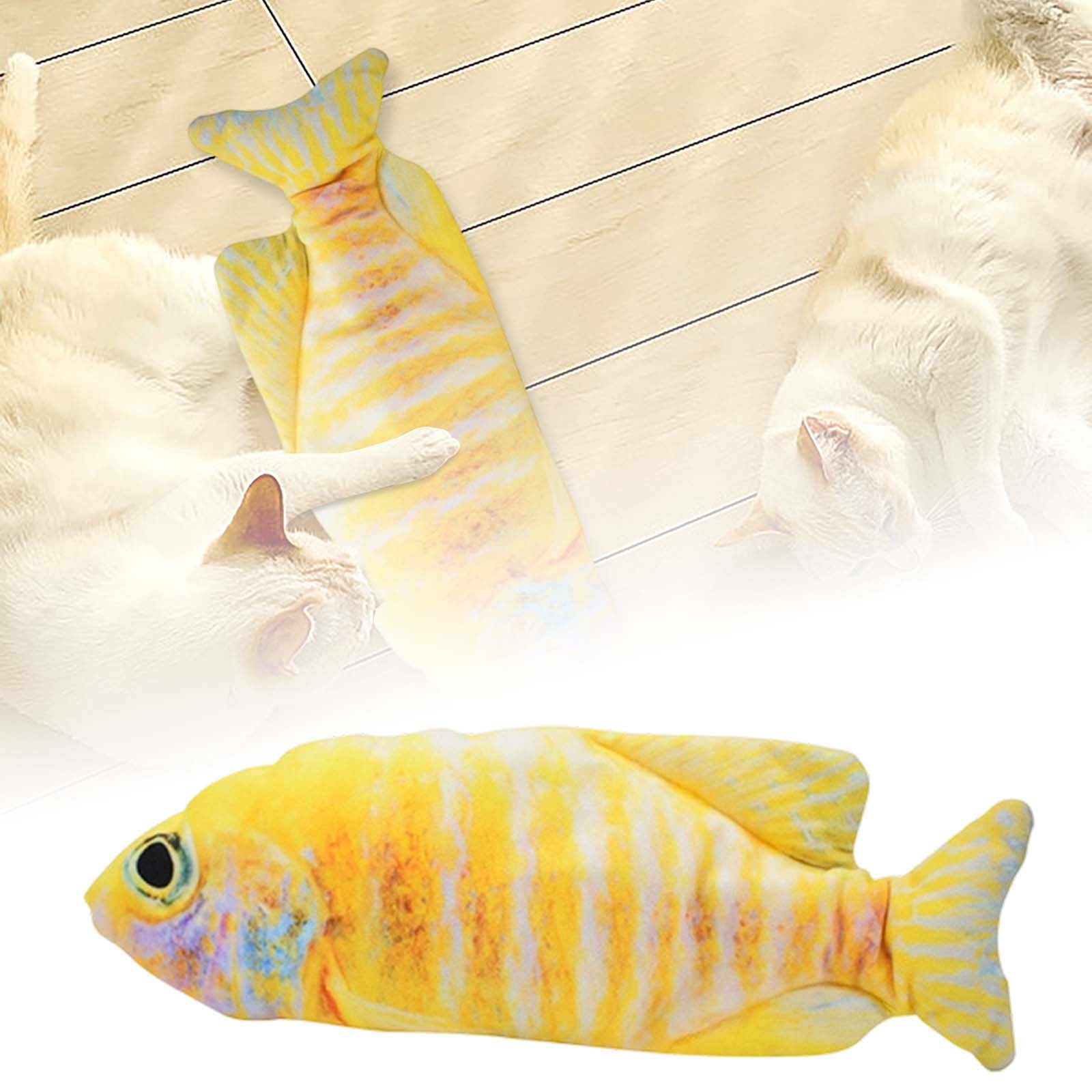Cat Entertainment Lifelike Moving Fish Toy to Stimulate Play and ...